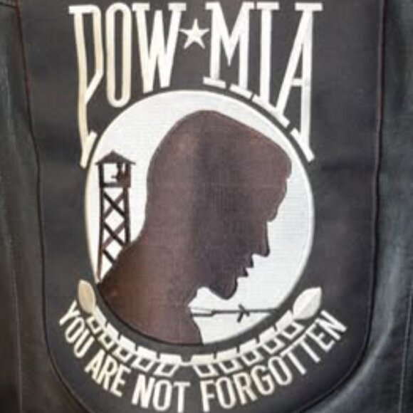 Other | Large Powmia Patch Blackwhite Ironon Embroidered Emblem ...